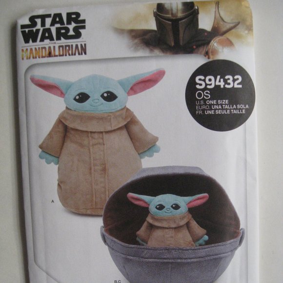 Simplicity | Office | Simplicity S9432 Star Wars Baby Yoda Grogu Plush ...